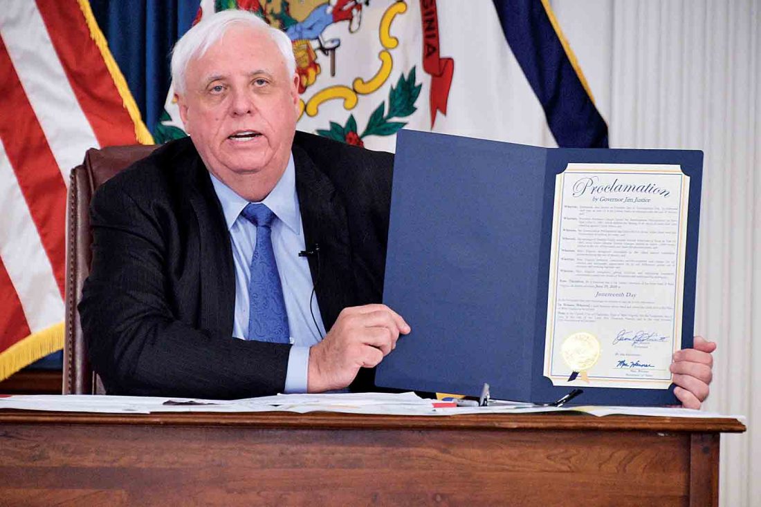 Justice signs Juneteenth proclamation | News, Sports, Jobs - News and ...